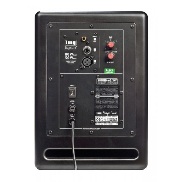 Boxe Monitoare audio studio active pereche Sound-65/SW Stage Line - eMAG.ro