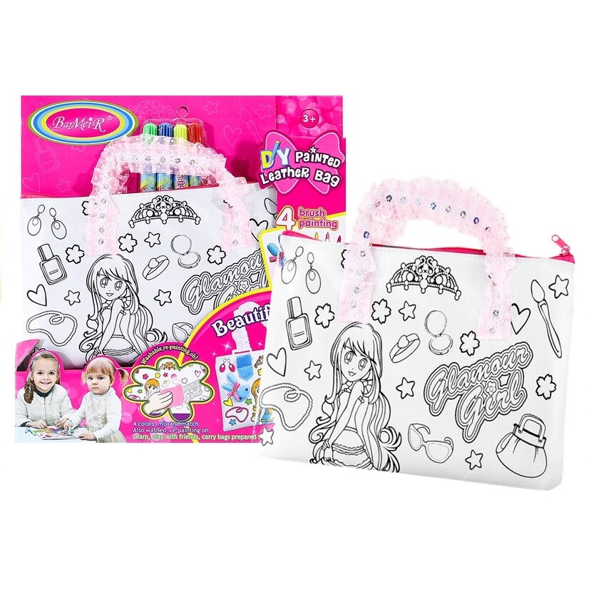 Gentuta de colorat Malipen cu 4 markere - eMAG.ro