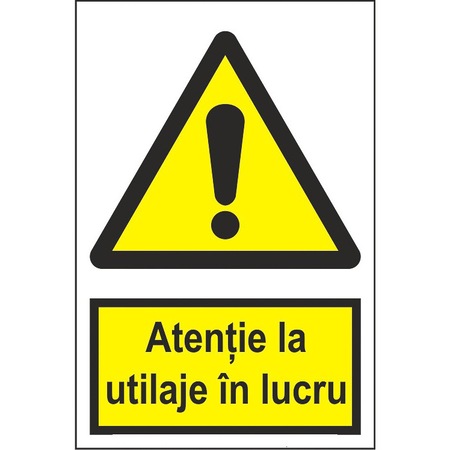 Indicator A4, Atentie la utilaje in lucru! - eMAG.ro