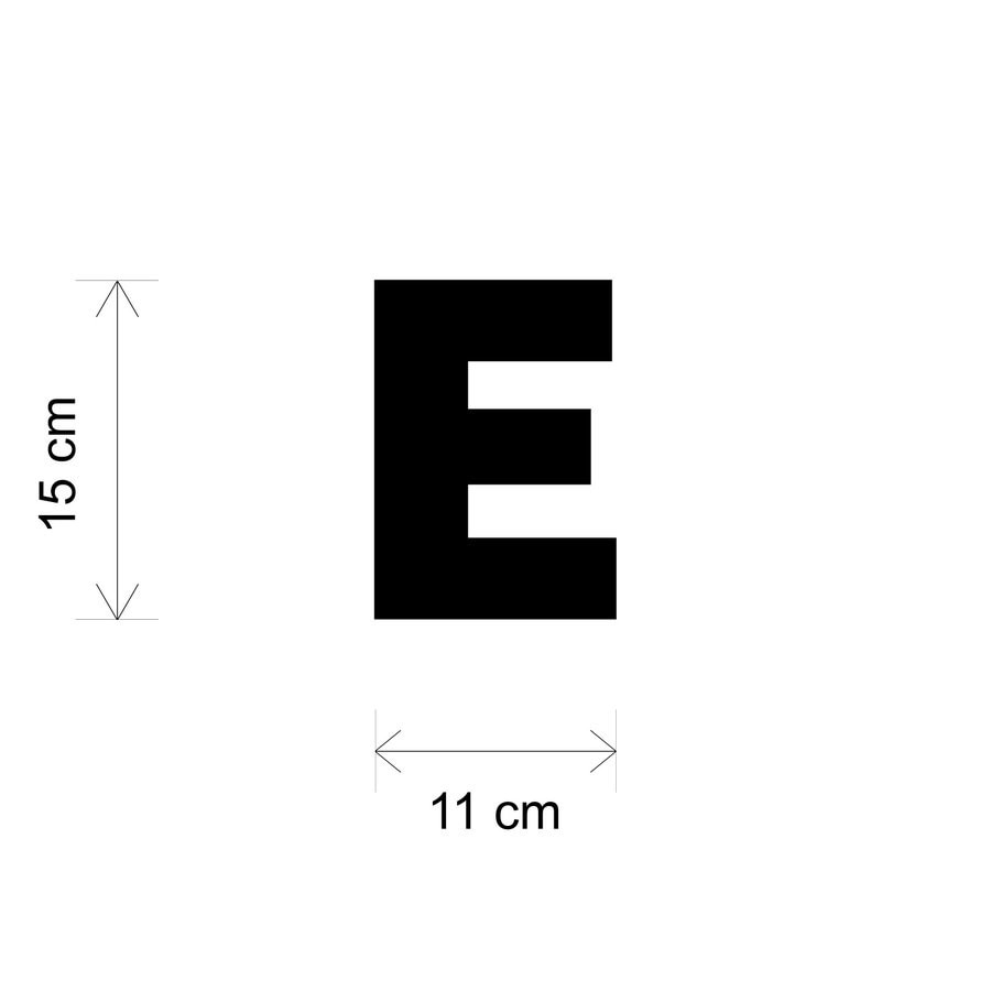 Decor litera mare "E" 15 cm inaltime - eMAG.ro
