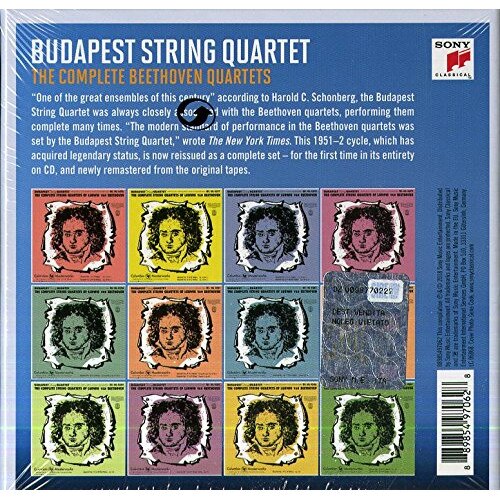 Budapest String Quartet - Budapest String Quartet - The Complete Beethoven Quartets - CD - CD ...