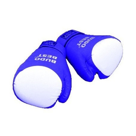 Боксови ръкавици Budo Best Spot, Сини, Естествена кожа, 16 oz - eMAG.bg