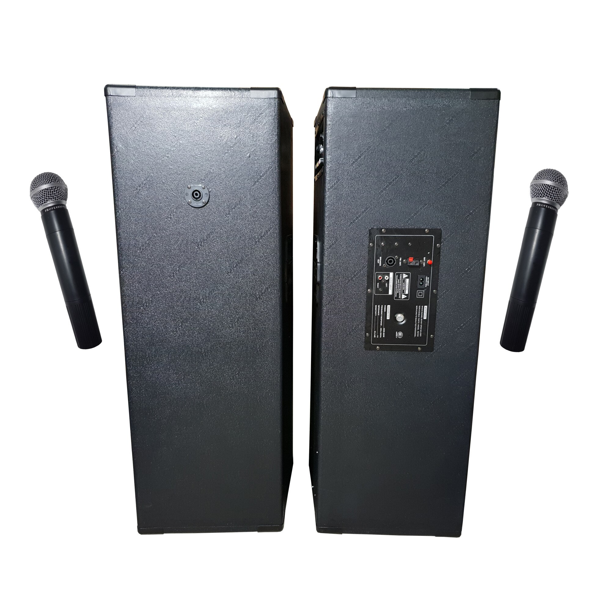 Boxe Active Profesionale WOWSOUND 600 W, 12 inch, Microfon Wi-Fi ...