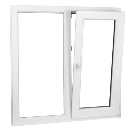 Fereastra PVC, ALCONF, 4 camere, 2 canate, Alb, deschidere ...