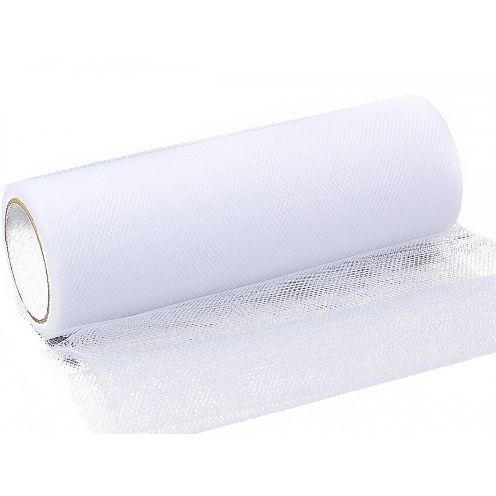 Rola tulle, Alb, 0,3 x 9m - eMAG.ro