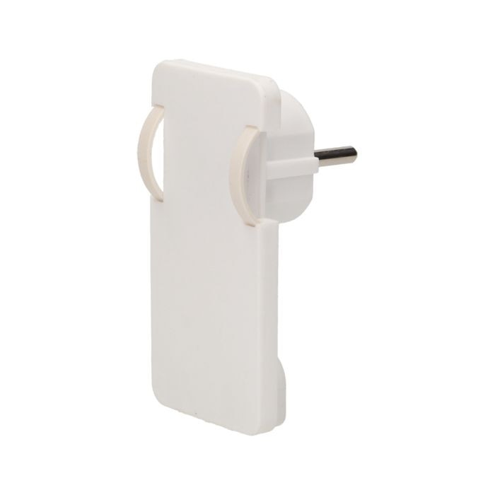 Stecher plat, cu impamantare, 16A, alb, Orno - eMAG.ro