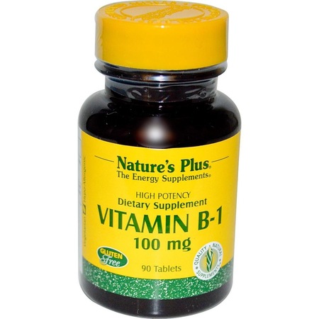 Витамин Б-1 (Тиамин) Nature's Plus 100мг, 90 таблетки - eMAG.bg