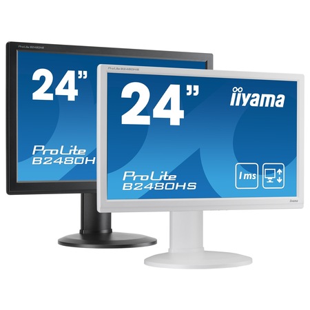 Monitor iiyama, Prolite B2480HS-W2, FULL HD, LED, 24'' - eMAG.ro