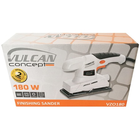 Slefuitor orbital Vulcan concept, VZO180, 180W, Alb - eMAG.ro