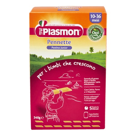 Paste Plasmon Pennette, de la 10 luni, 340 g - eMAG.ro