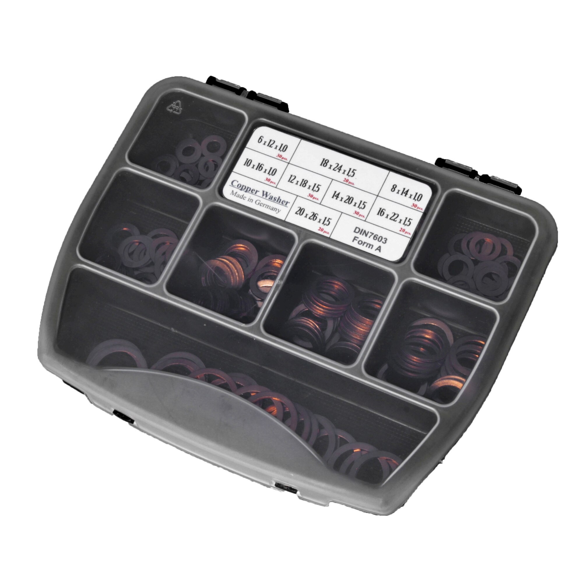 Sortiment Saibe Cupru-Heavy, Kit 210 bucati in cutie plastic P19 - eMAG.ro