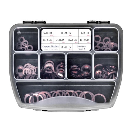 Sortiment Saibe Cupru-Heavy, Kit 210 bucati in cutie plastic P19 - eMAG.ro