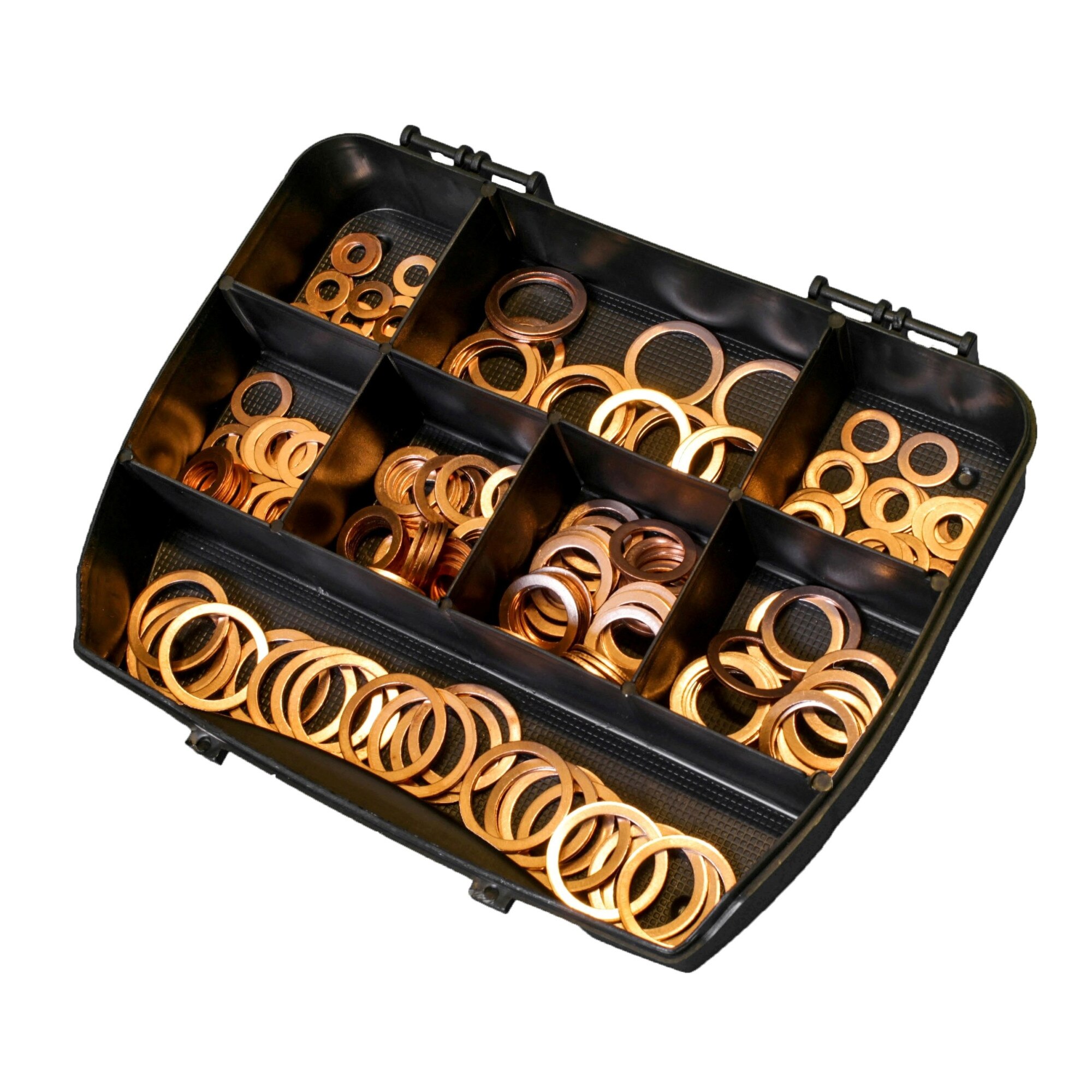 Sortiment Saibe Cupru-Heavy, Kit 210 bucati in cutie plastic P19 - eMAG.ro