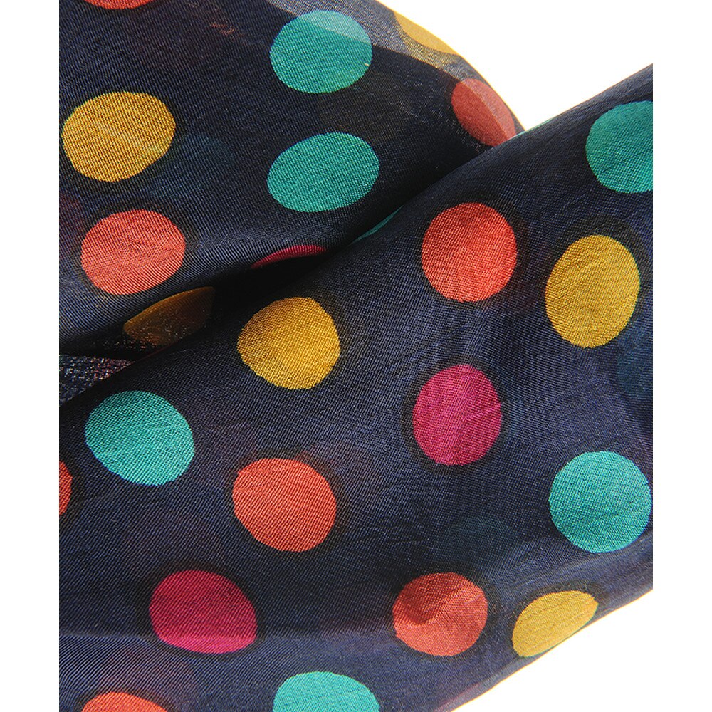 Esarfa matase, buline colorate, Meli Melo Paris - eMAG.ro