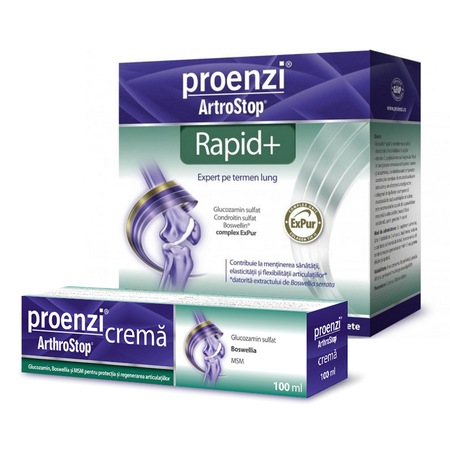 Proenzi ArtroStop RAPID+,90cps+crema Proenzi ArthroStop cadou - eMAG.ro