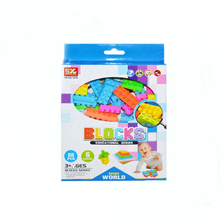 Set 8 pachete cuburi de construit BLOCKS cu 700 piese, 88 piese/pachet ...