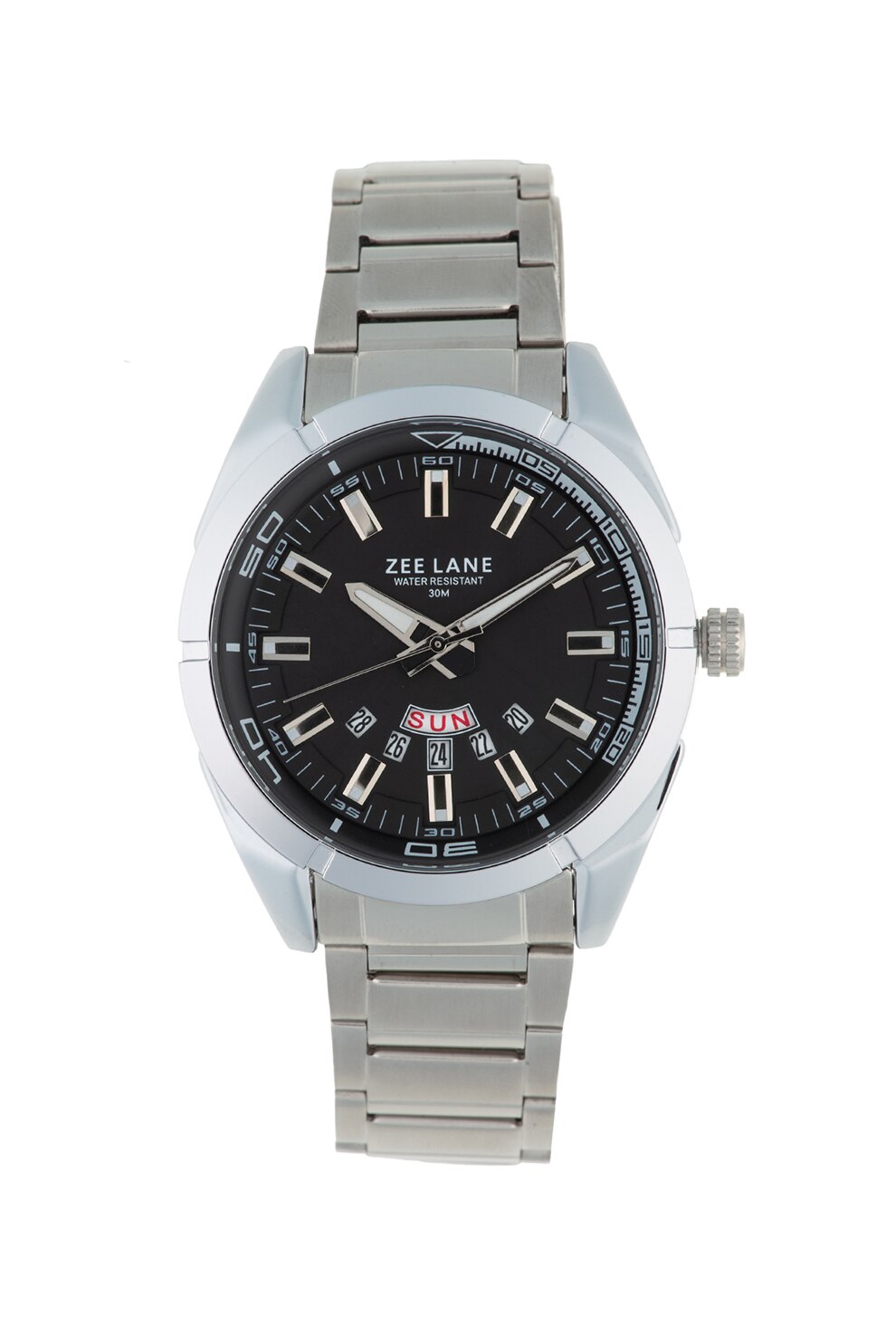 Zee Lane, Мултифункционален овален часовник, Сребрист - eMAG.bg