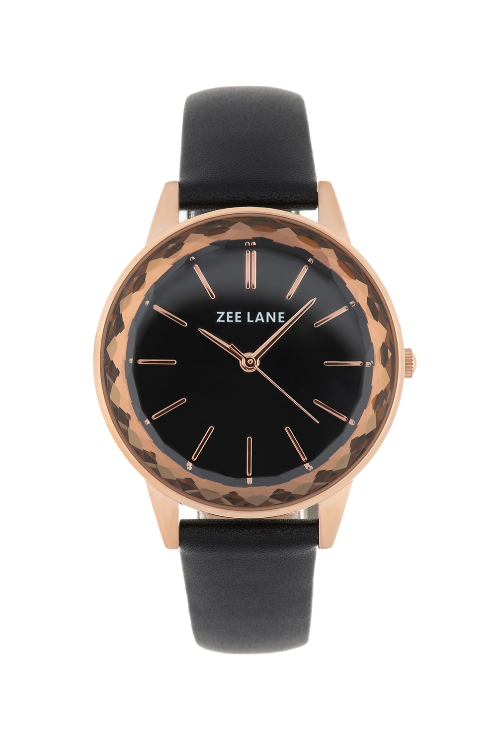 Zee Lane, Karóra bőrszíjjal, Fekete - eMAG.hu