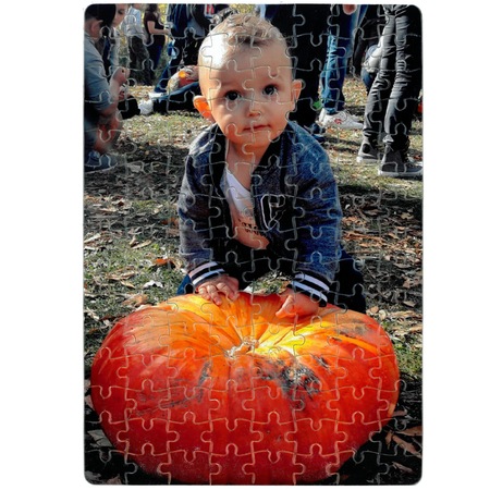 Puzzle personalizat cu poza si textul clientului, A4, 96 piese - eMAG.ro