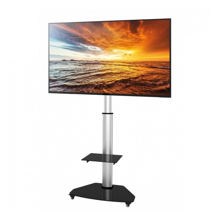 Stand TV/LCD/LED, profesional, aluminiu, Techly, 37"- 70", Reglabil ...