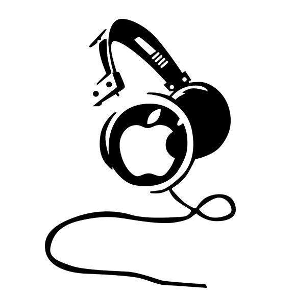 Sticker pentru Apple Macbook cu Headphone (Casti) - eMAG.ro