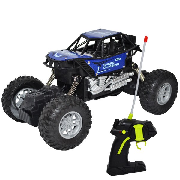 Jeep cu telecomanda si acumulator, suspensii, 20x11,5x11 cm, Robentoys ...