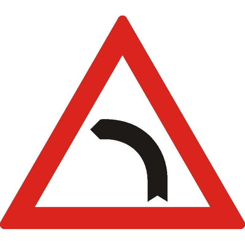 Indicator rutier Curba la stanga L=700 mm - eMAG.ro