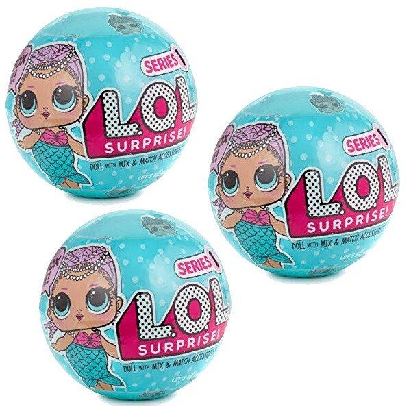 Set 3 papusi in stil LOL - Lol Surprise Mix accesorii Seria 2 - eMAG.ro