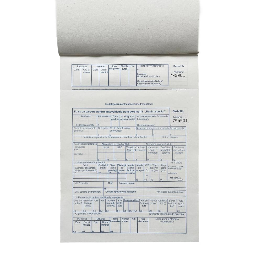 Foaie Parcurs Marfa A4, 100 File/Carnet - Formular - eMAG.ro