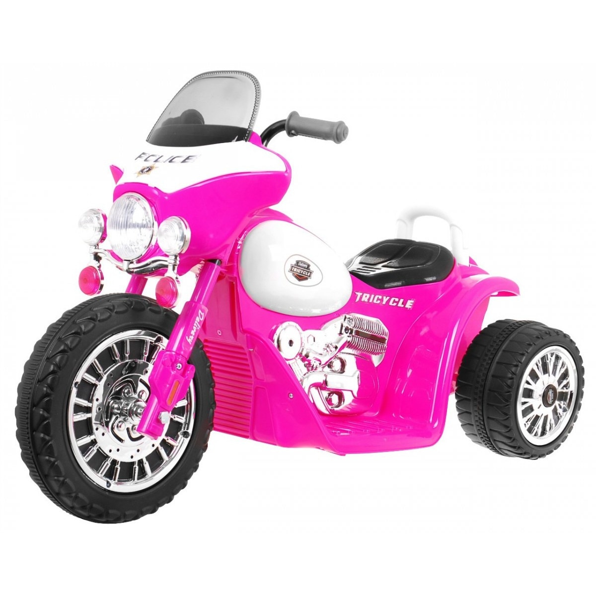 Motocicleta electrica Chopper, roz - eMAG.ro