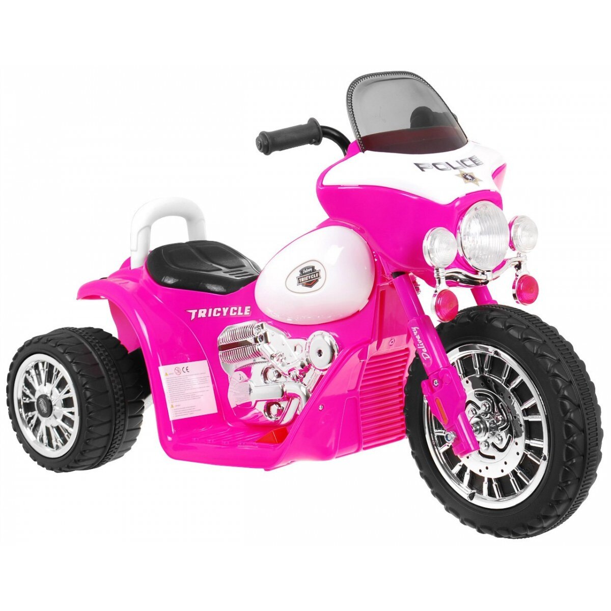 Motocicleta electrica Chopper, roz - eMAG.ro