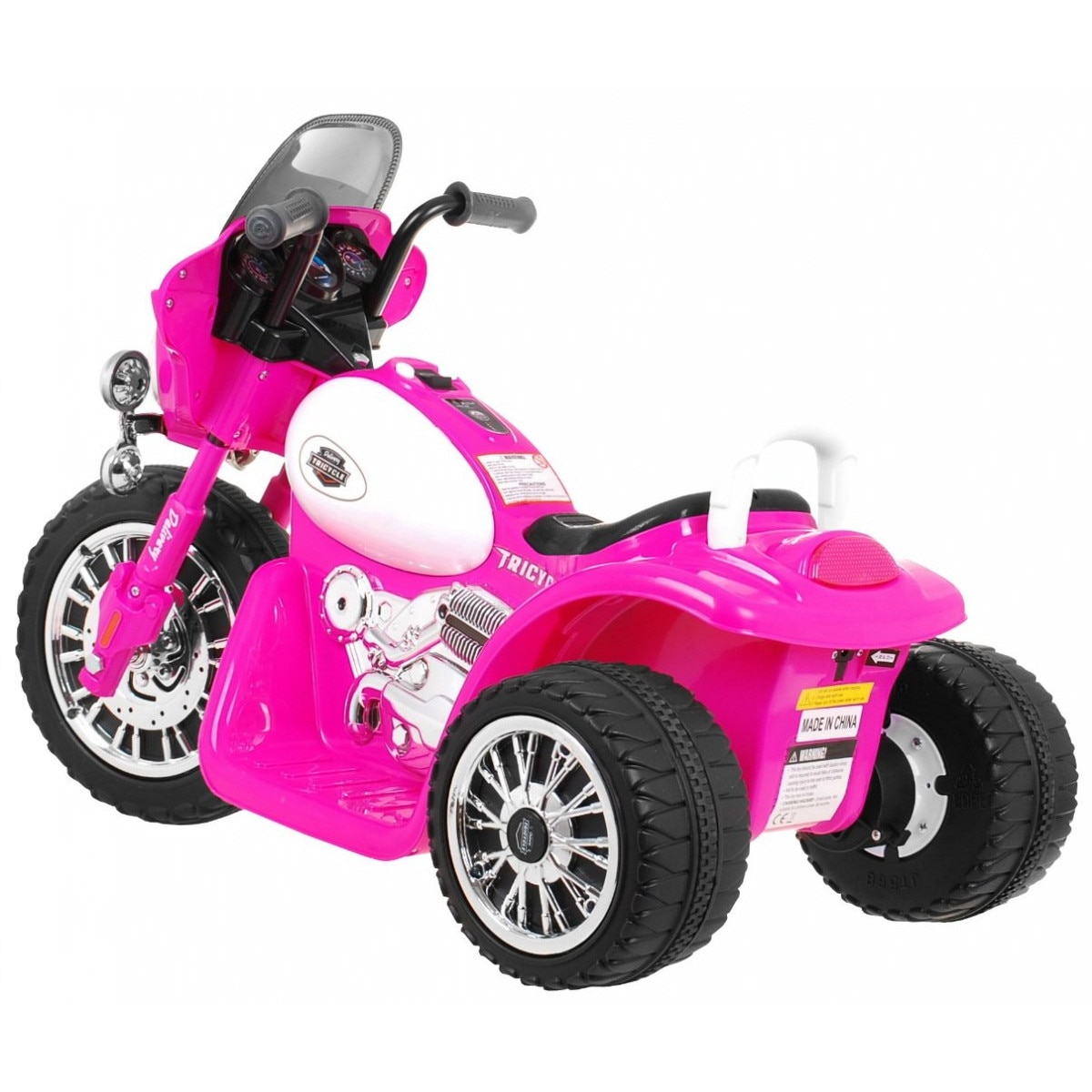 Motocicleta electrica Chopper, roz - eMAG.ro