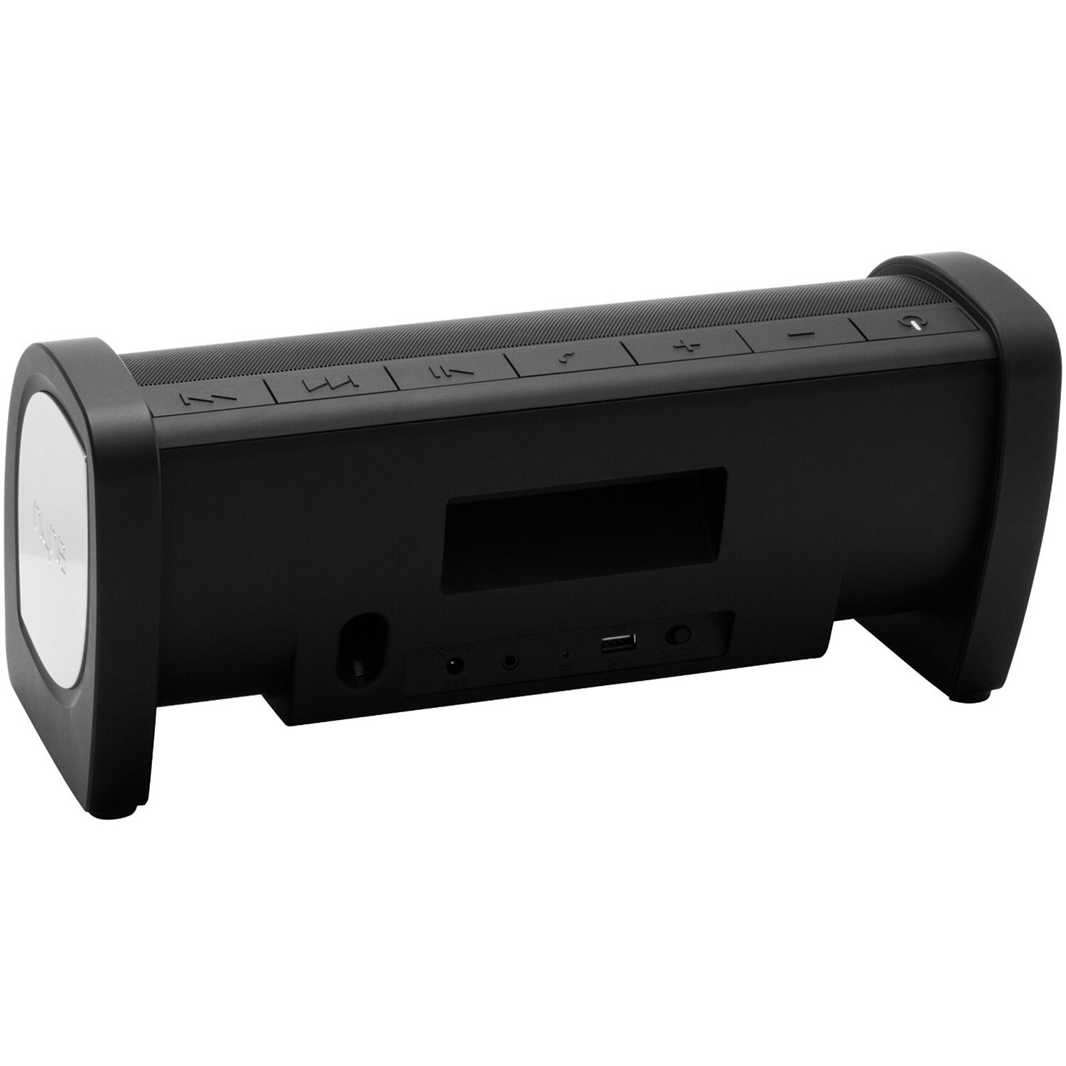 Boxa portabila Nyne Bass, Bluetooth, Black/Silver - eMAG.ro