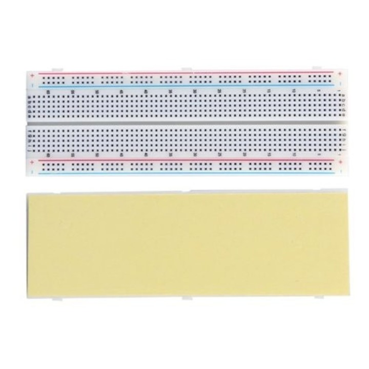 Modul Breadboard, Arduino Clone, 830 puncte, MB102, Multicolor - eMAG.ro