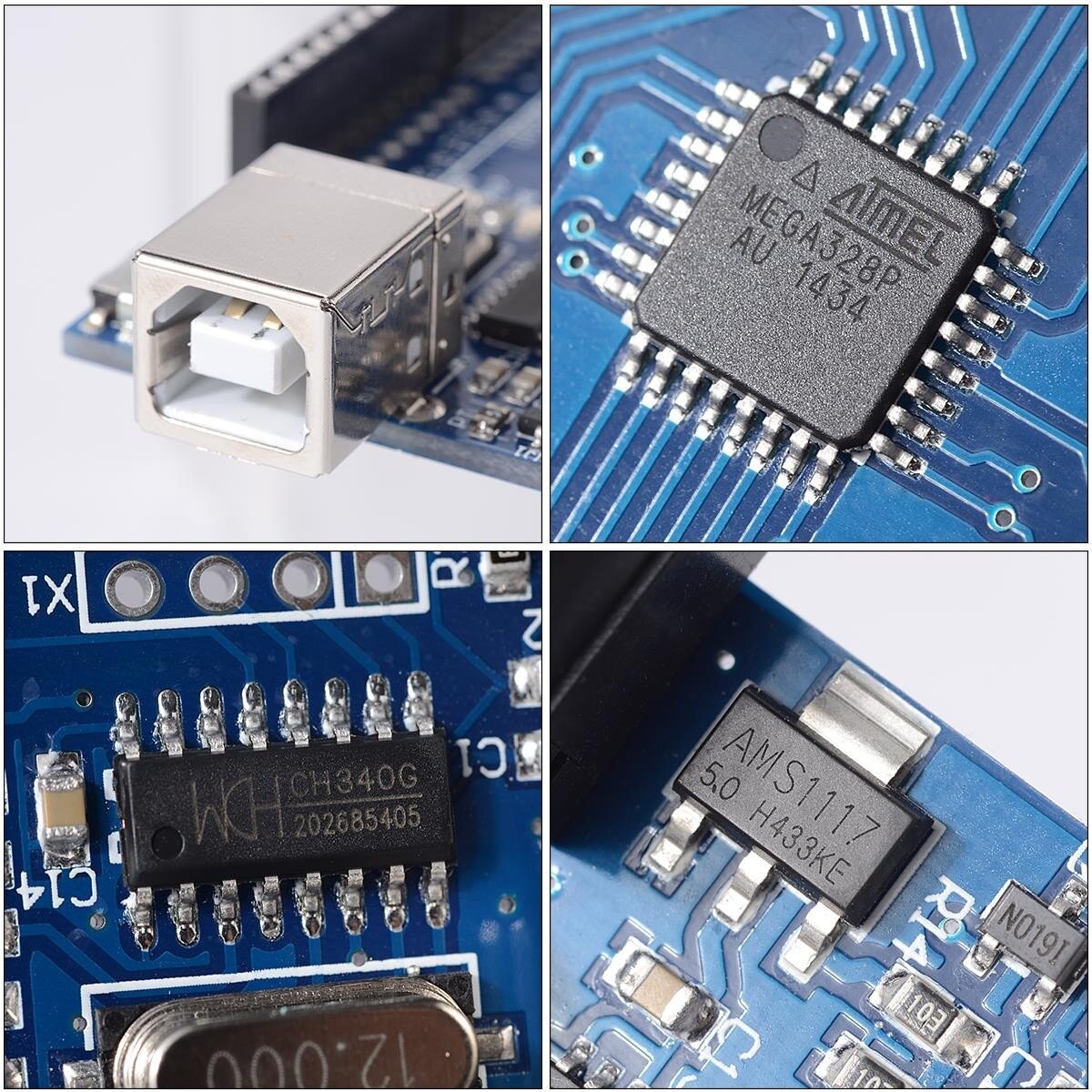 Дъска за развитие Arduino Clone UNO R3 CH340 - eMAG.bg