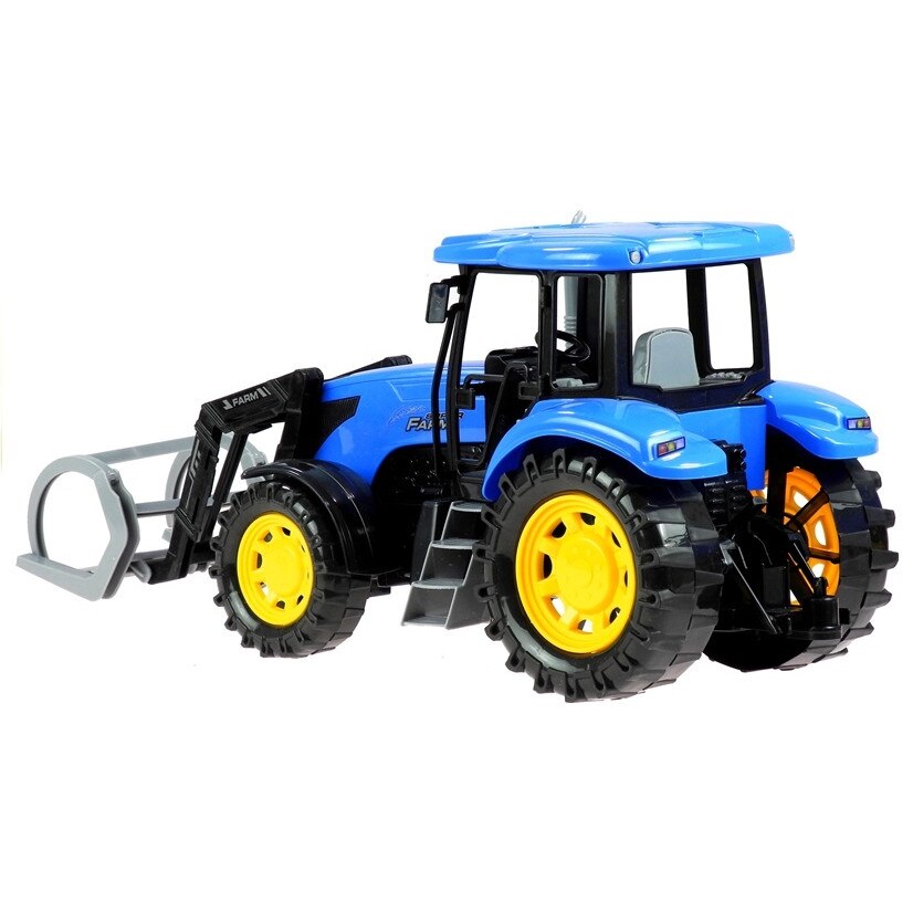 Tractor gigant Malipen cu remorca si utilas de incarcare, albastru ...