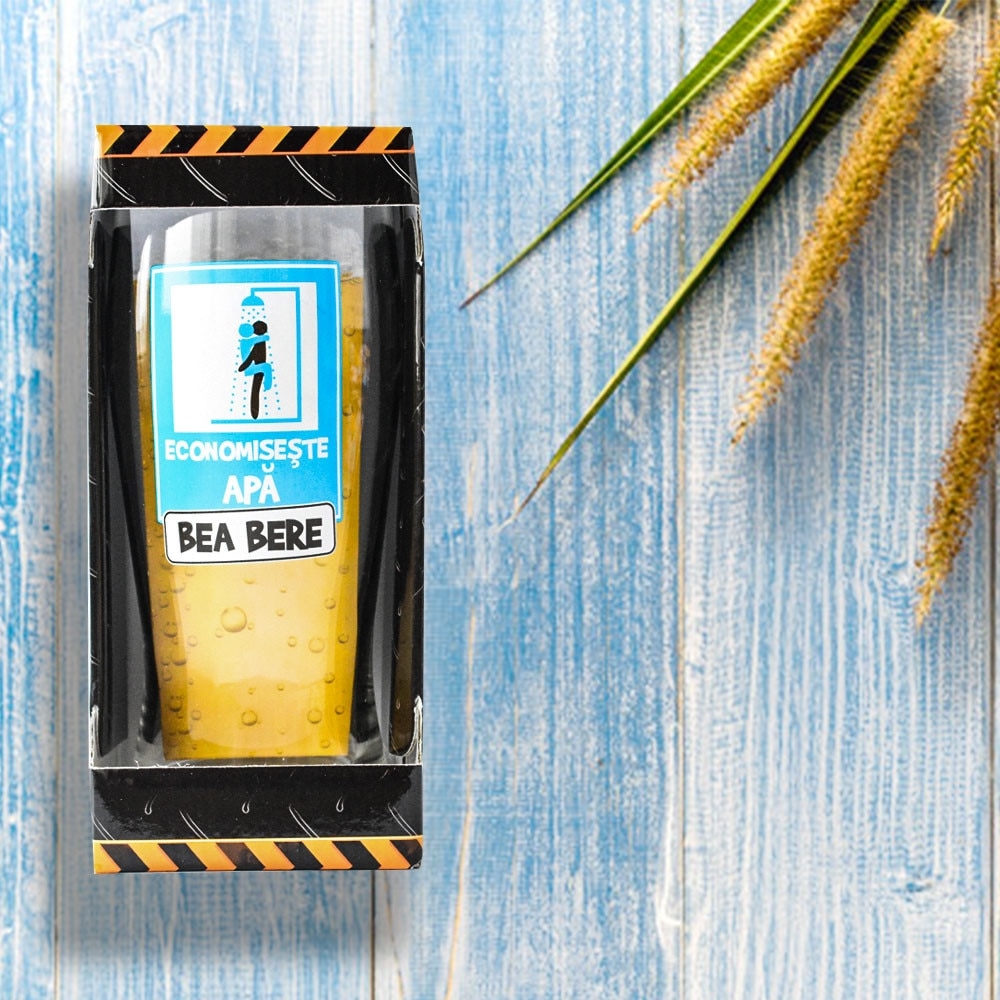 Pahar Bere Economiseste Apa! Bea Bere 400 ML - eMAG.ro