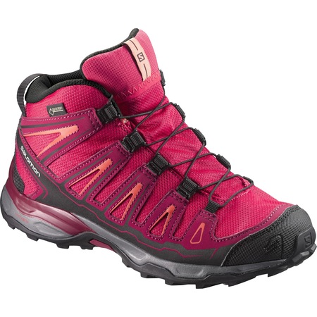 Semighete Drumetie Salomon X-Ultra Mid Gore-Tex Copii, Roz, 31 - eMAG.ro