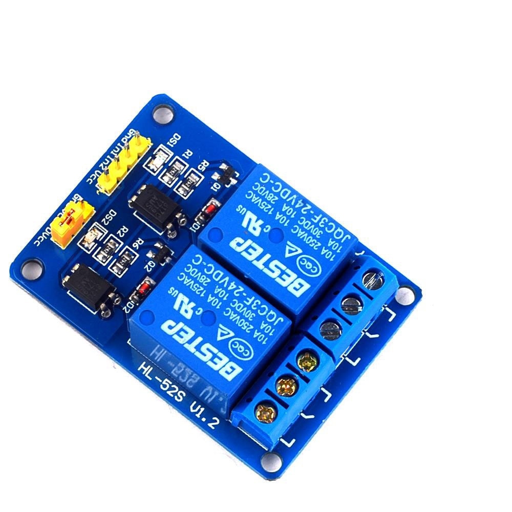 Modul releu 2 canale 24V - eMAG.ro