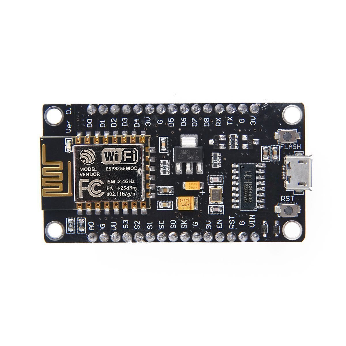 Arduino Clone NodeMCU Modul, Lua, wifi, V3, CH340 - eMAG.hu