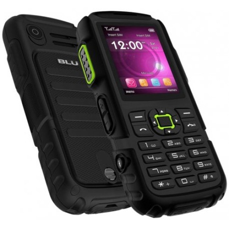 Мобилен телефон BLU Tank Mega, Dual Sim, черен- зелен - eMAG.bg
