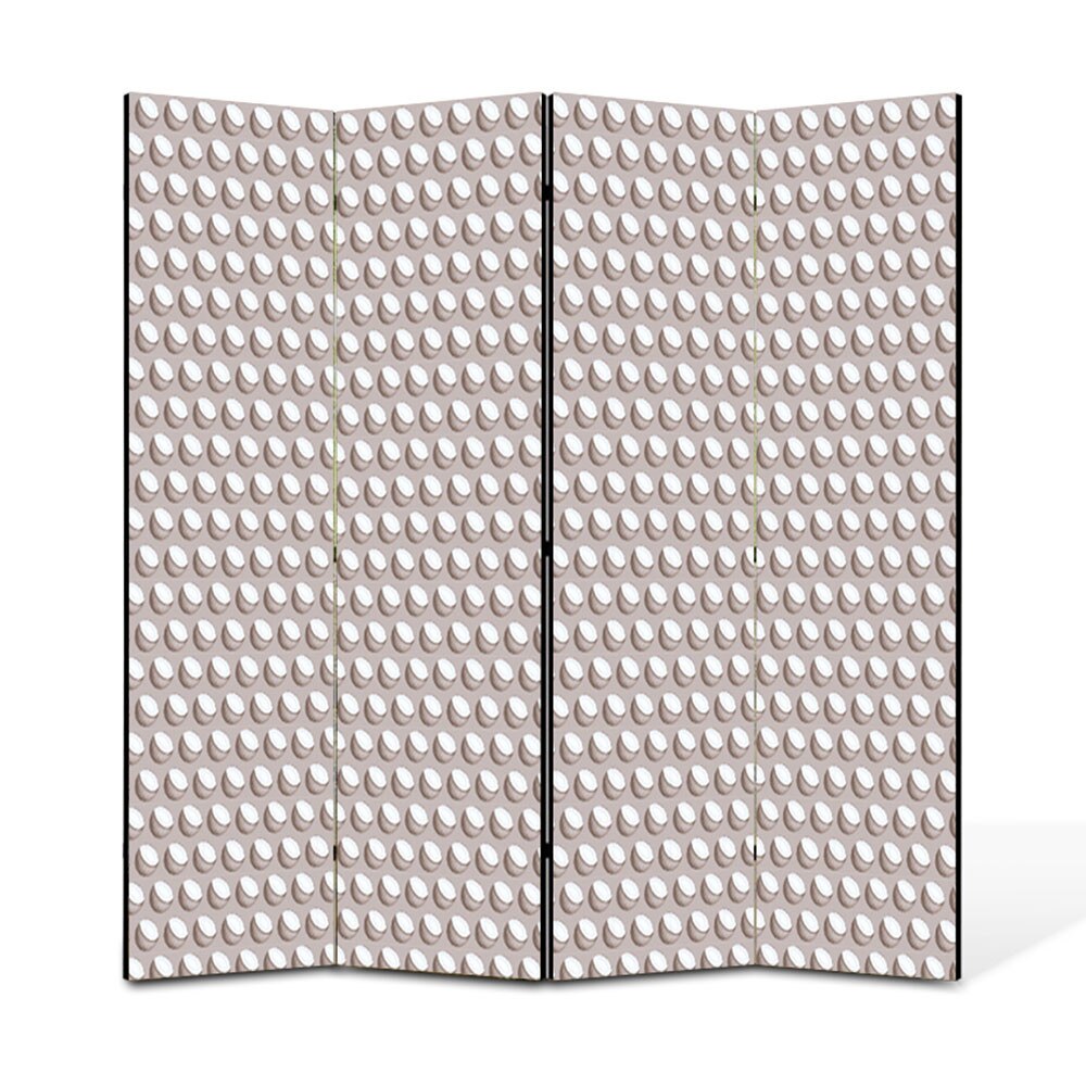 Paravan de Camera ArtDeco din 4 Panouri Pasari flamingo roz 140 x 180 ...