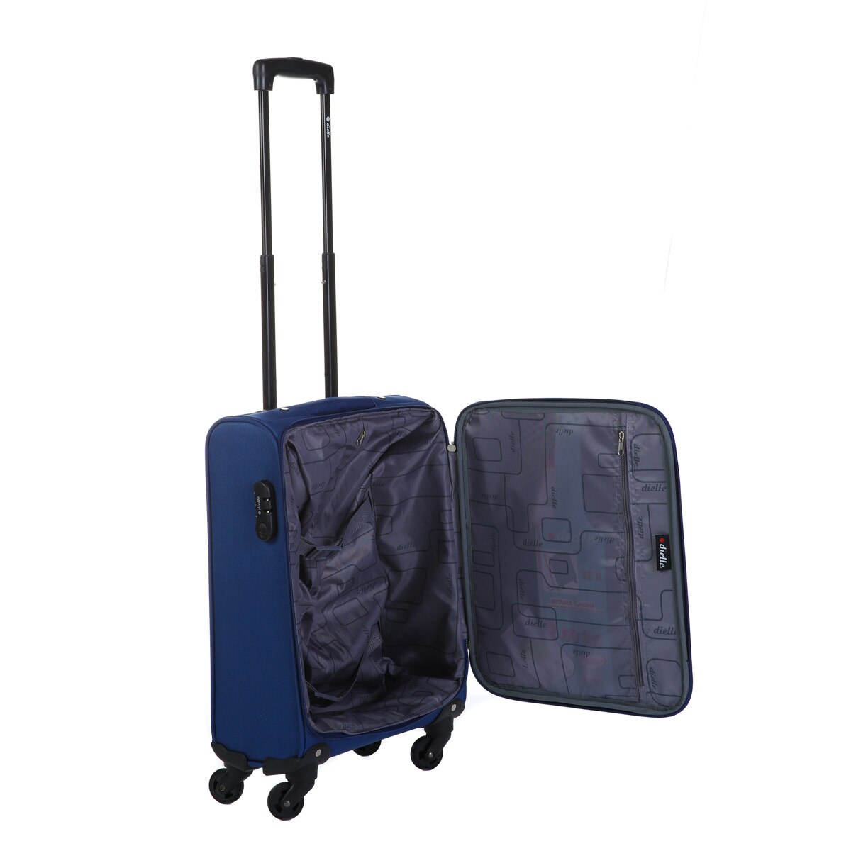 Troler mic, Dielle, Ultralejer, 32 litri, Albastru - eMAG.ro