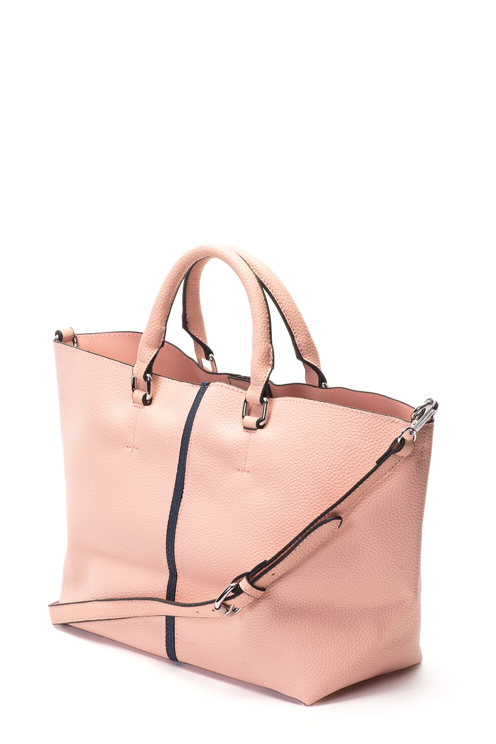 Zee Lane, Geanta de mana, de piele sintetica cu bareta detasabila, Roz ...