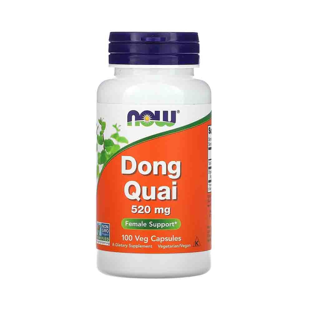 Dong Quai Organic (Angelica Sinesis) 520mg, Now Foods, 100 capsule ...