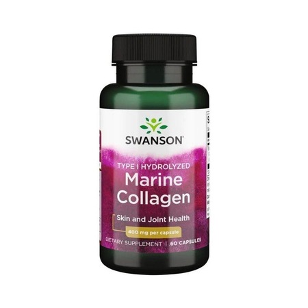 Swanson Type I Hydrolyzed Marine Collagen (Colagen marin) - 60 Capsule ...