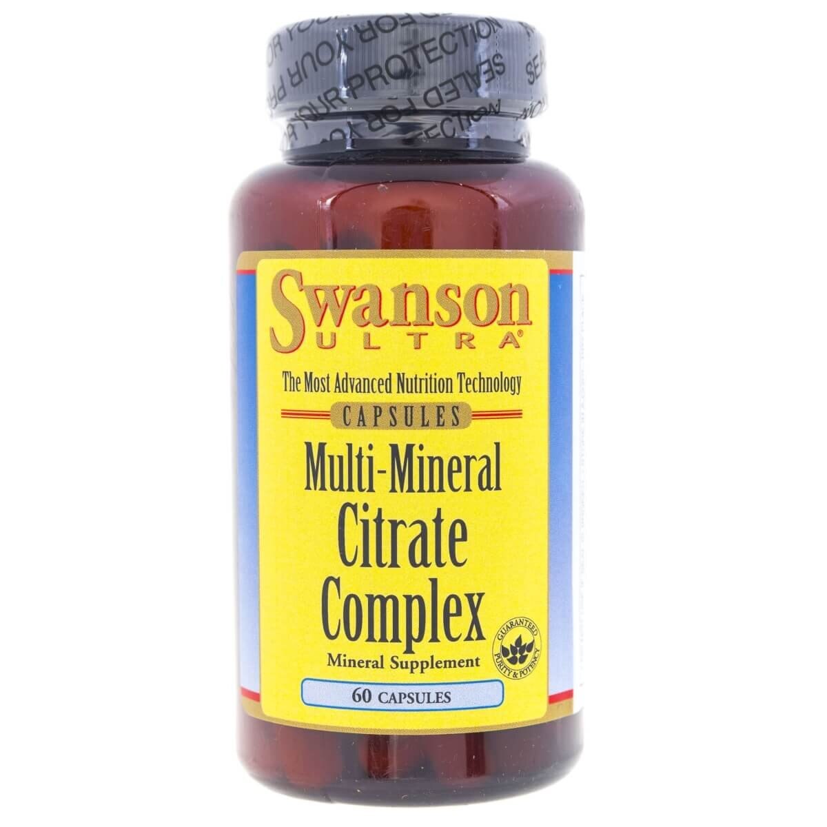 Suplimente nutritive Multi-Mineral Citrate Complex, Swanson, 60 capsule ...