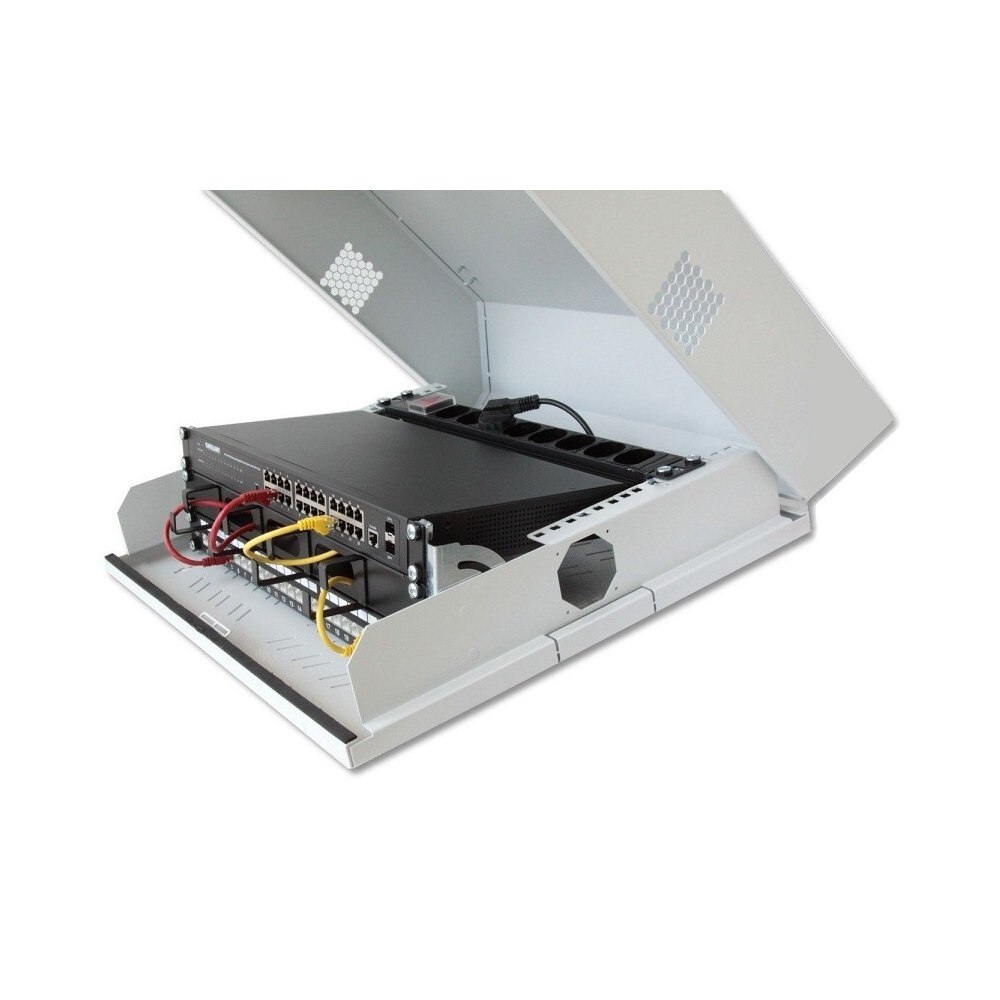 Метален шкаф, Techly, 19" 3U + 6U / 320мм - eMAG.bg