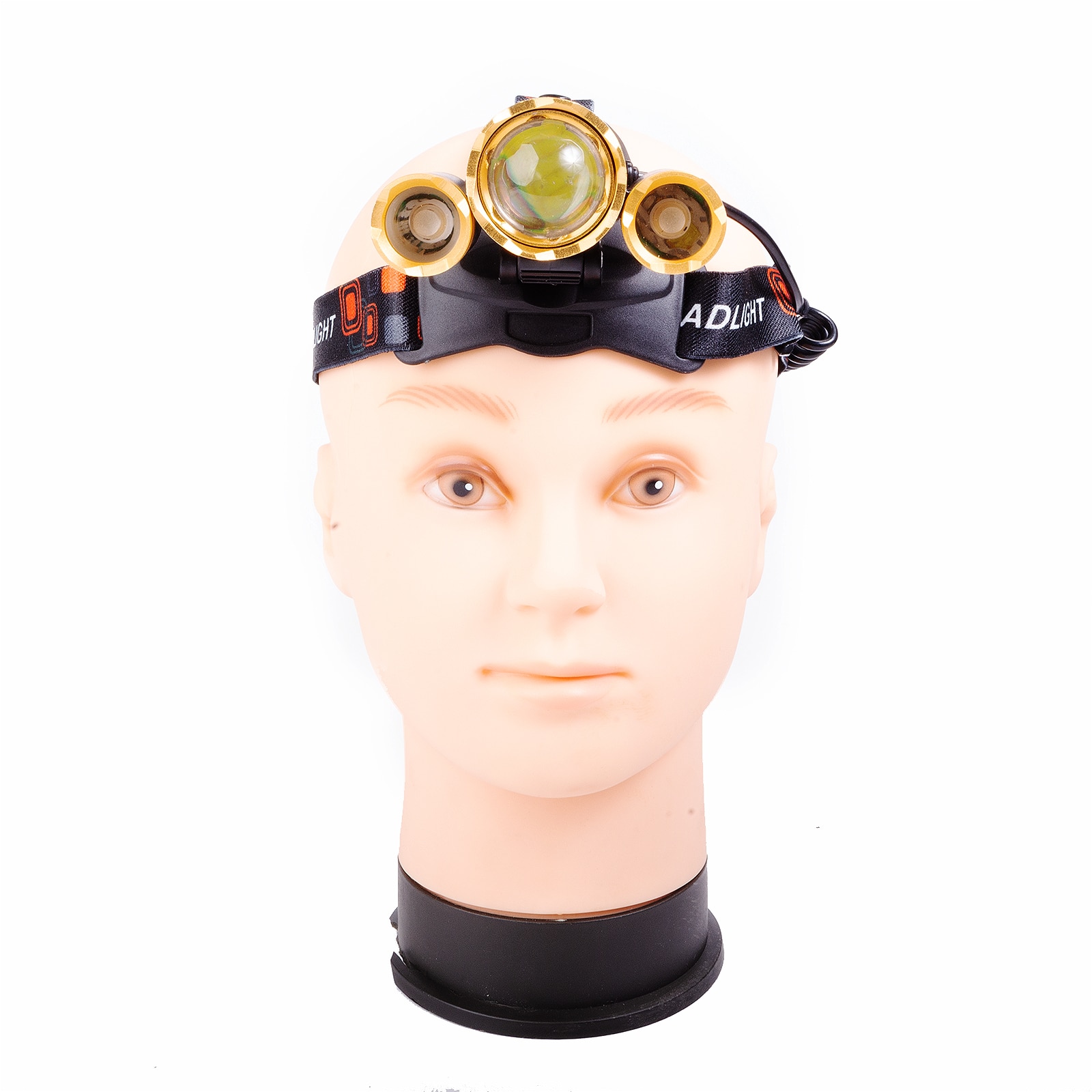 Lanterna Frontala de Cap cu ZOOM ElectroAZ™, Aluminiu ,4 acumulatori ...