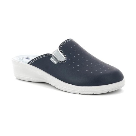 Saboti medicali,confortabili,pentru femei,Inblu,bleumarin cu elastic ...